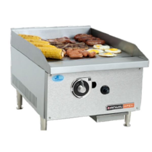 Anvil 400mm Flat-Top Gas Griller - Caterware Connection
